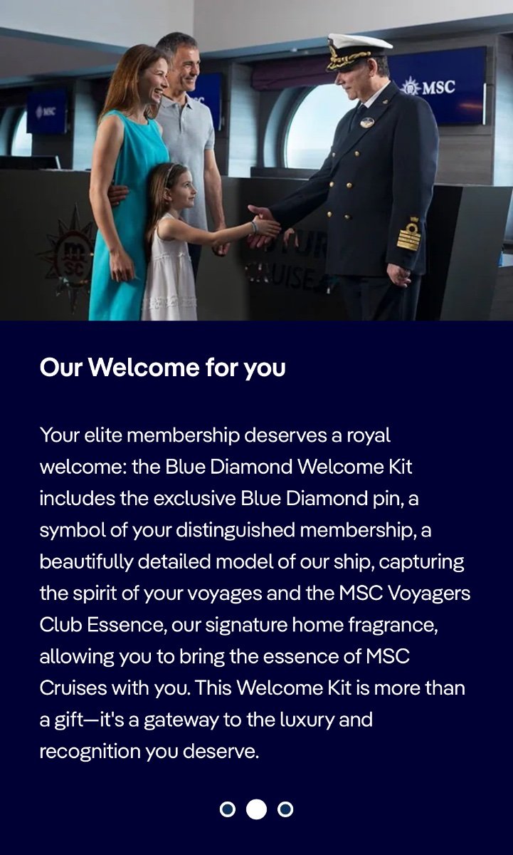 NEW VC TIER BLUE DIAMOND - Page 34 - MSC Cruises - Cruise Critic Community