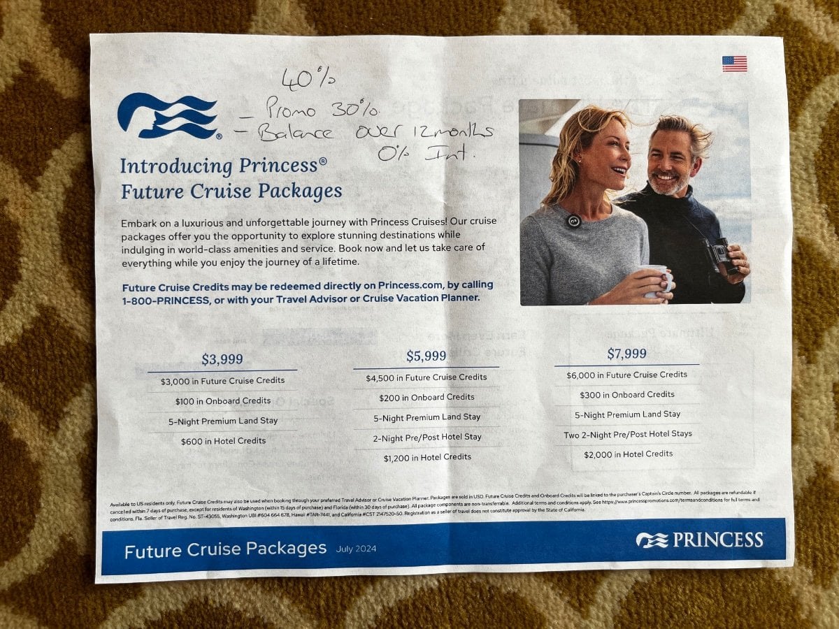 Info on Princess Future Cruise Package - Princess Cruises - Cruise ...