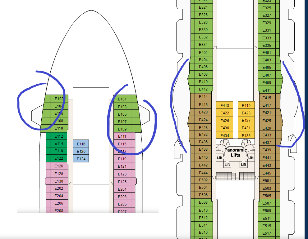 Regal cabins E408 or E409 - Princess Cruises - Cruise Critic Community