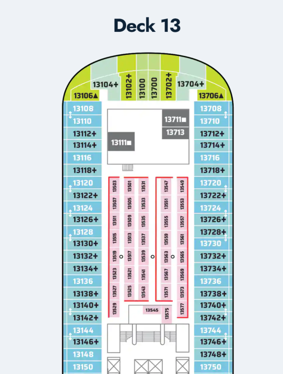 What does a forward-facing club balcony suite on Aqua really look like ...