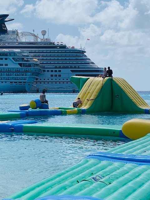 Grand Turk inflatable water park - Grand Turk - Cruise Critic Community
