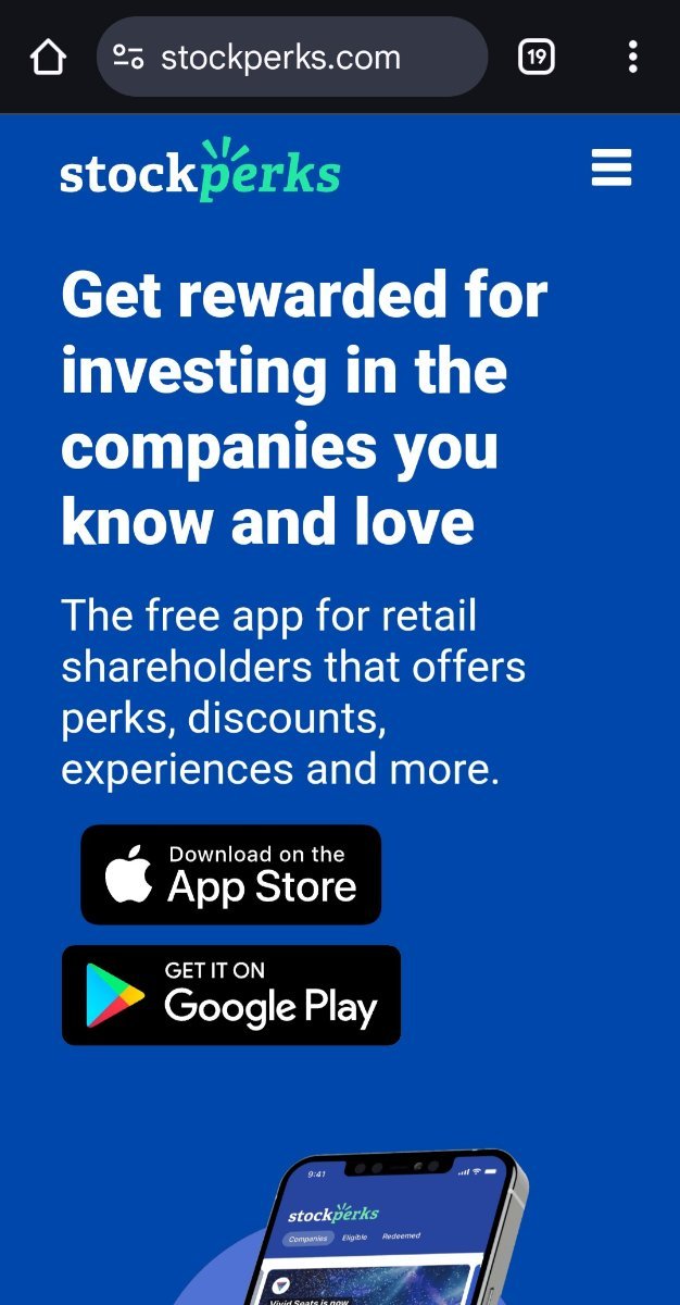 Stockperks web version? - Holland America Line - Cruise Critic Community