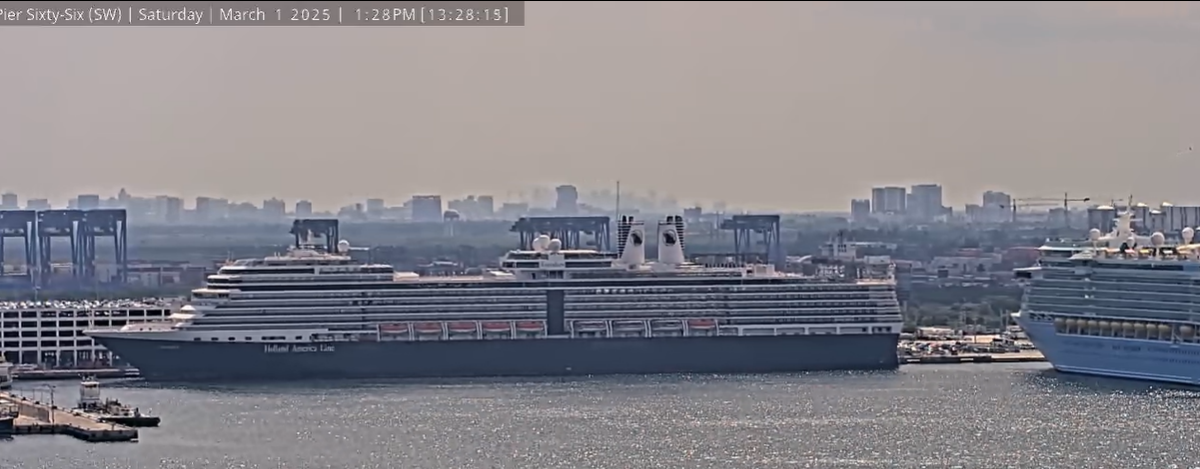 Eurodam and Nieuw Statendam in Port Everglades on March 1, 2025 - Page ...