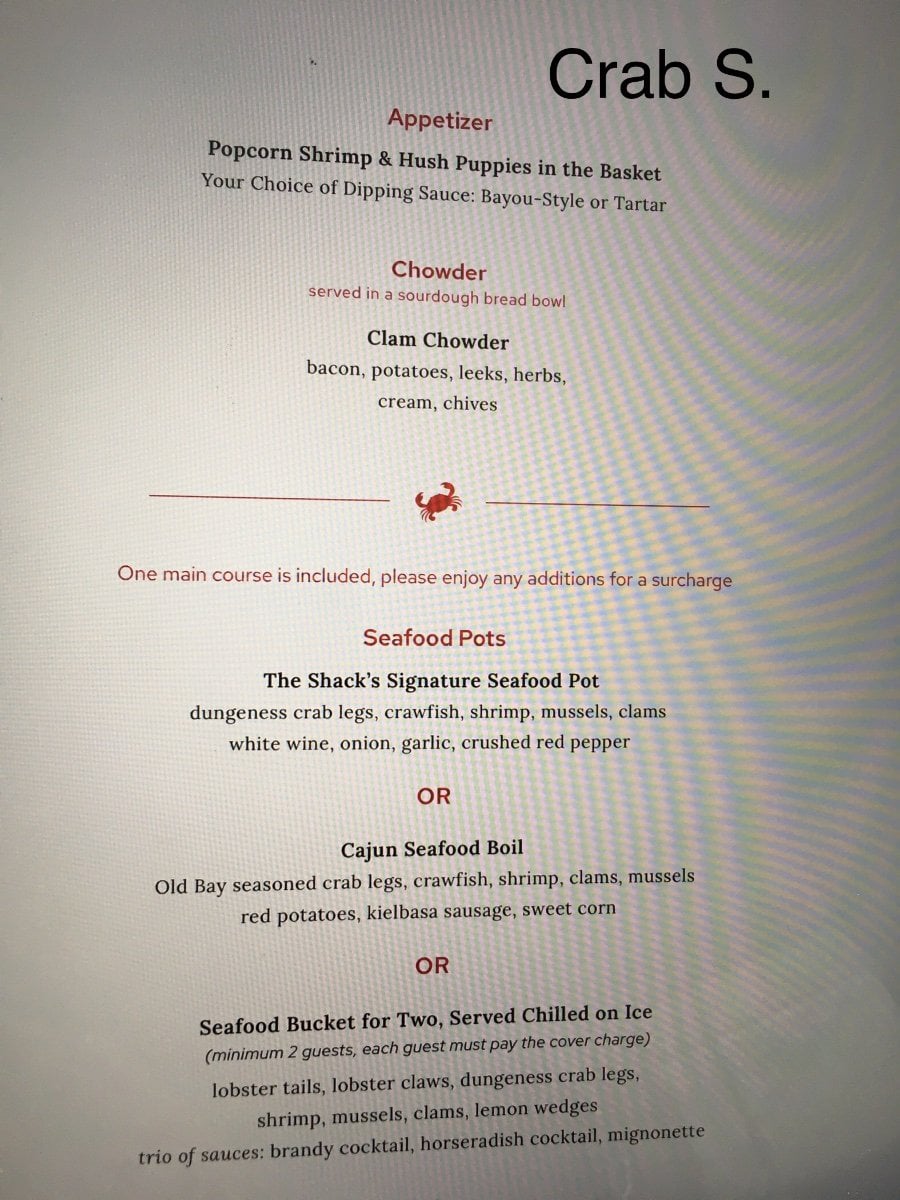Crab Shack - Princess Cruises - Cruise Critic Community