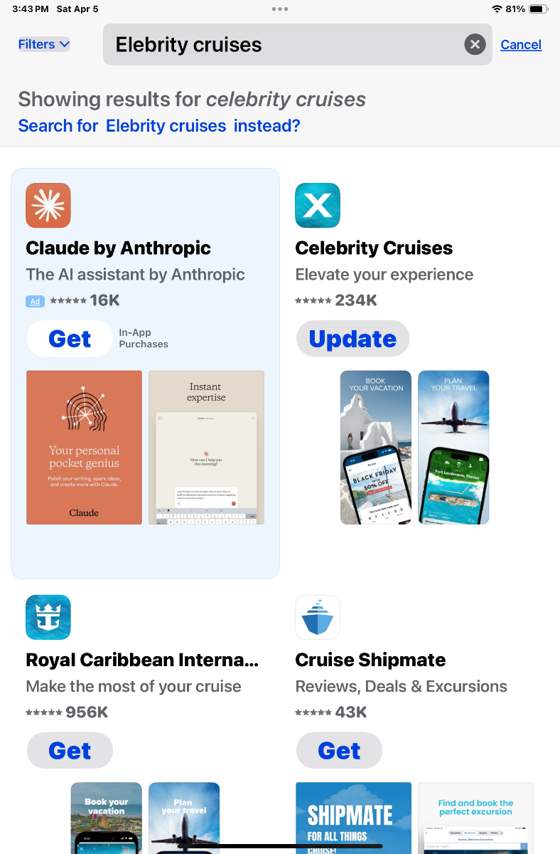 Celebrity App on Cell Phone - Celebrity Cruises - Cruise Critic Community