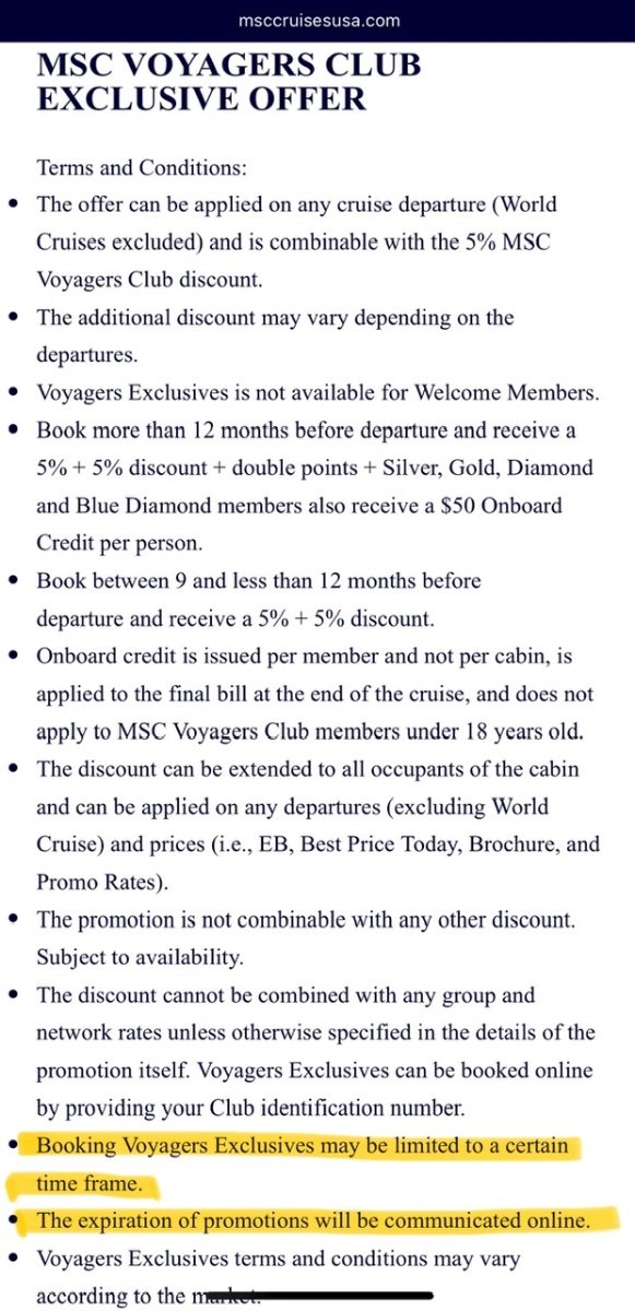MSC Voyagers Selection Summer Drop e-mail - MSC Cruises - Cruise Critic ...