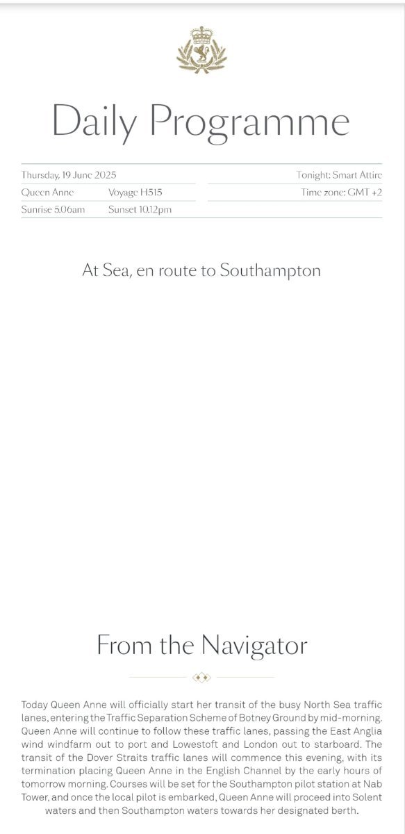 Notes from Queen Anne to Northern Spain and Norway - Page 17 - Cunard ...