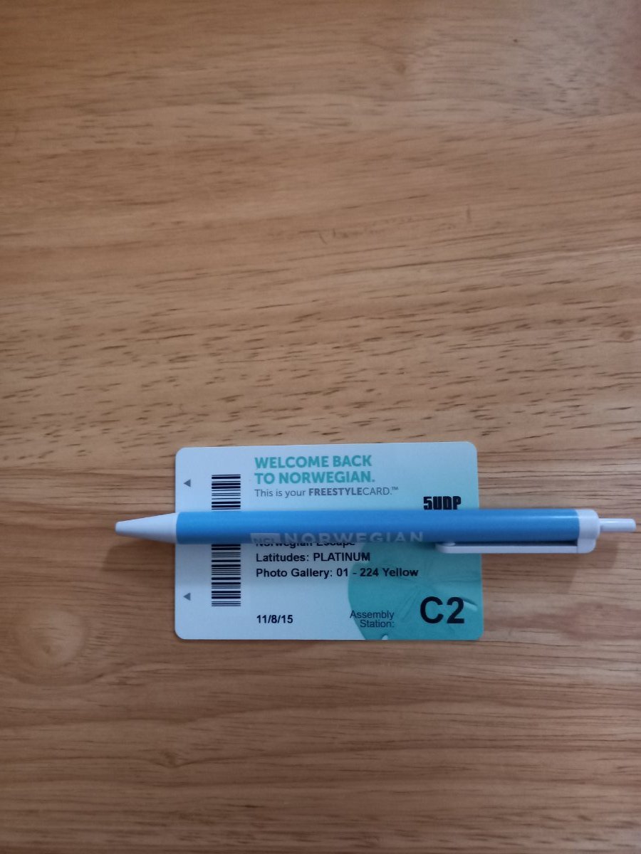 New NCL key card design - blue cards for new guests - Norwegian Cruise ...