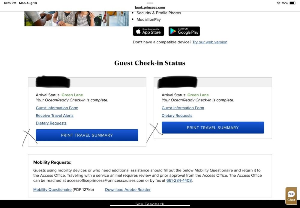 Princess App on the Web - Princess Cruises - Cruise Critic Community