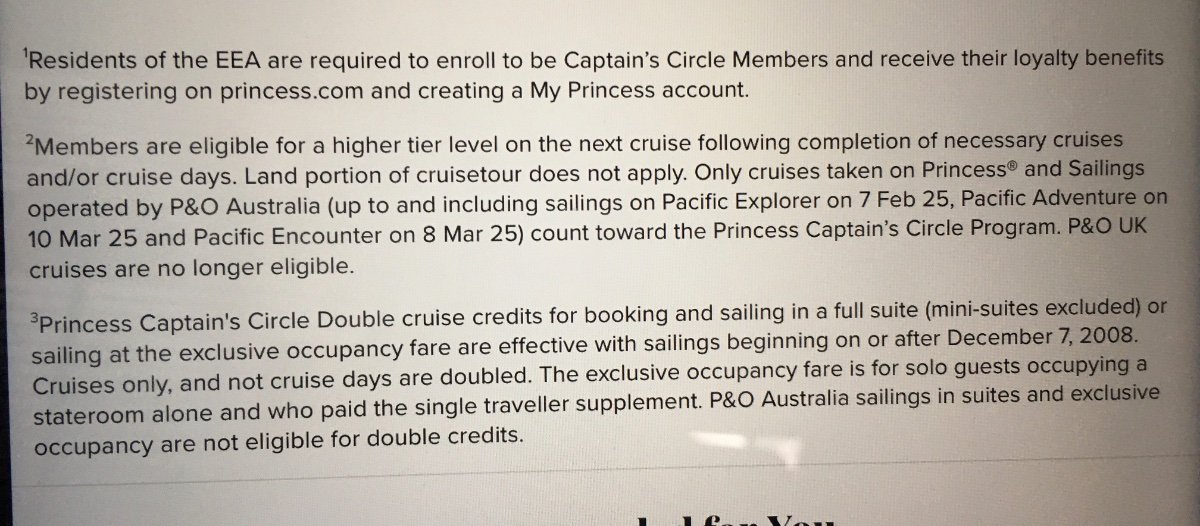 Moving to next Circle loyalty level. - Princess Cruises - Cruise Critic ...