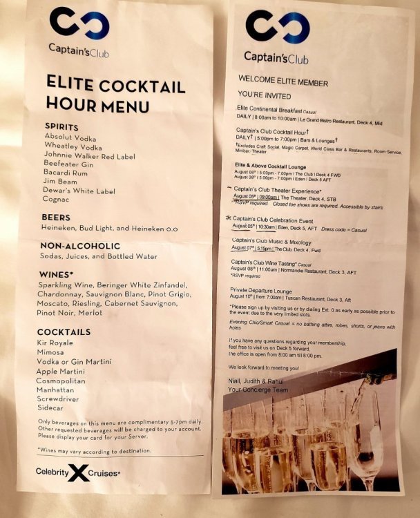 Elite Cocktail Hour - Page 2 - Celebrity Cruises - Cruise Critic Community