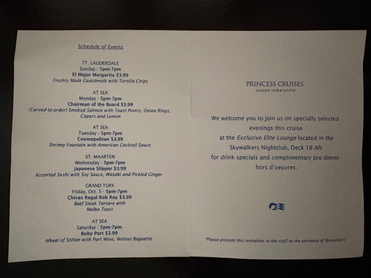 Platinum Lounge HH - Princess Cruises - Cruise Critic Community