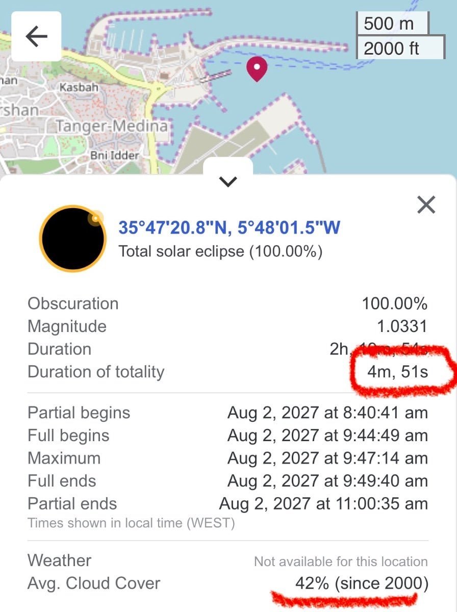Solar eclipse 2027? - Celebrity Cruises - Cruise Critic Community