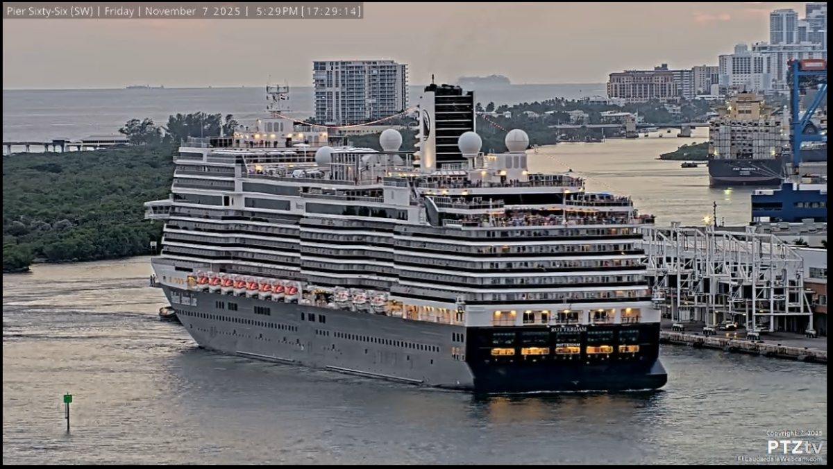 Rotterdam in Port Everglades on November 7, 2025 - Page 2 - Holland ...