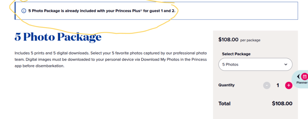 Princess plus photo package ???? - Princess Cruises - Cruise Critic ...
