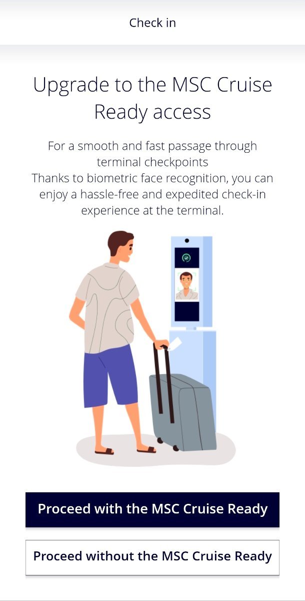 Msc Cruise Check In