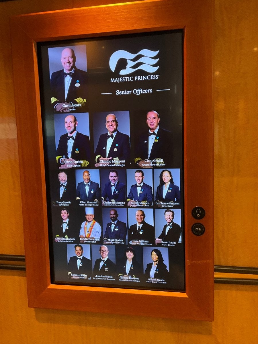 Princess Senior Ship Staff, inc Cruise Directors & Entertainment ...