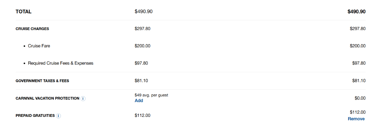 Booking Confirmation Email - Carnival Cruise Lines - Cruise Critic ...