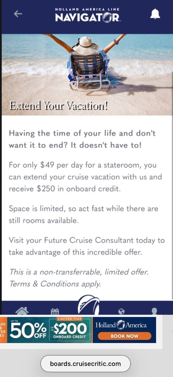 My experience with the Holland America Standby Program - Holland ...