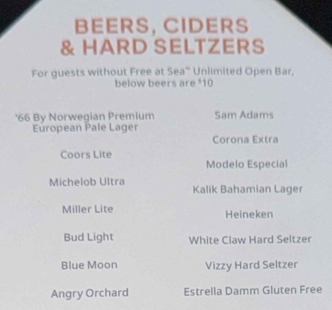 Buckets of Beer? - Norwegian Cruise Line - Cruise Critic Community