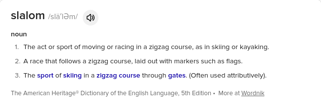 What do you consider "Beginner" to "Expert" level in slalom ...