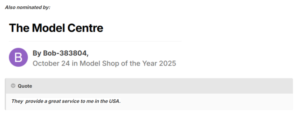 TMC (The Model Centre) - Model Shop of the Year 2025 - Hornby Hobbies ...