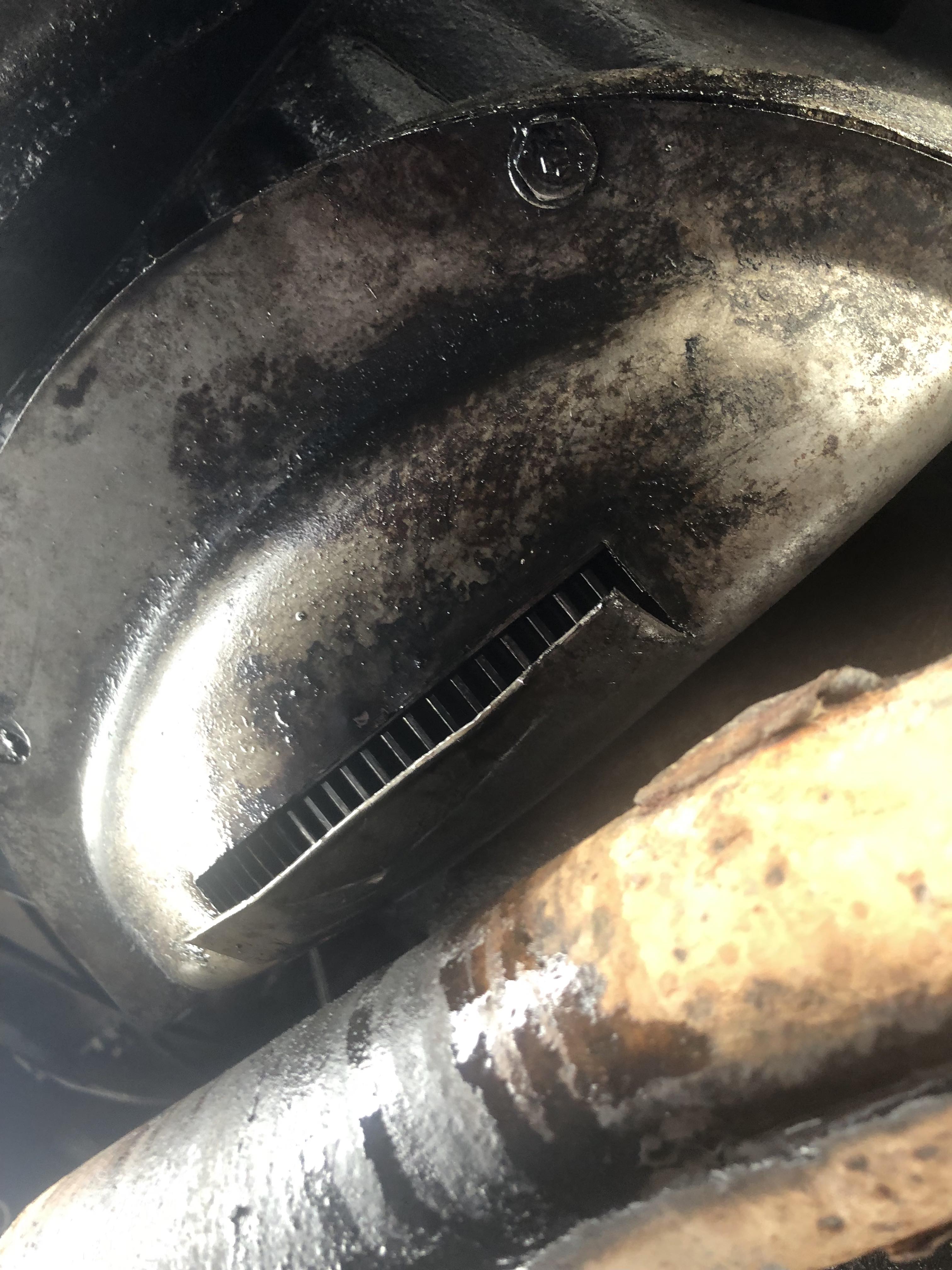 Hole in Bellhousing Plate? Vent? Drain? - General Discussion - Bullnose ...