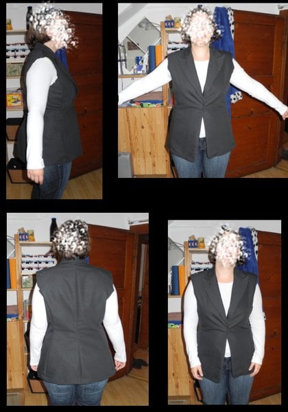 Hilfe! Blazer nach Burda Schnitt schlägt Falten - Fragen zu Schnitten ...
