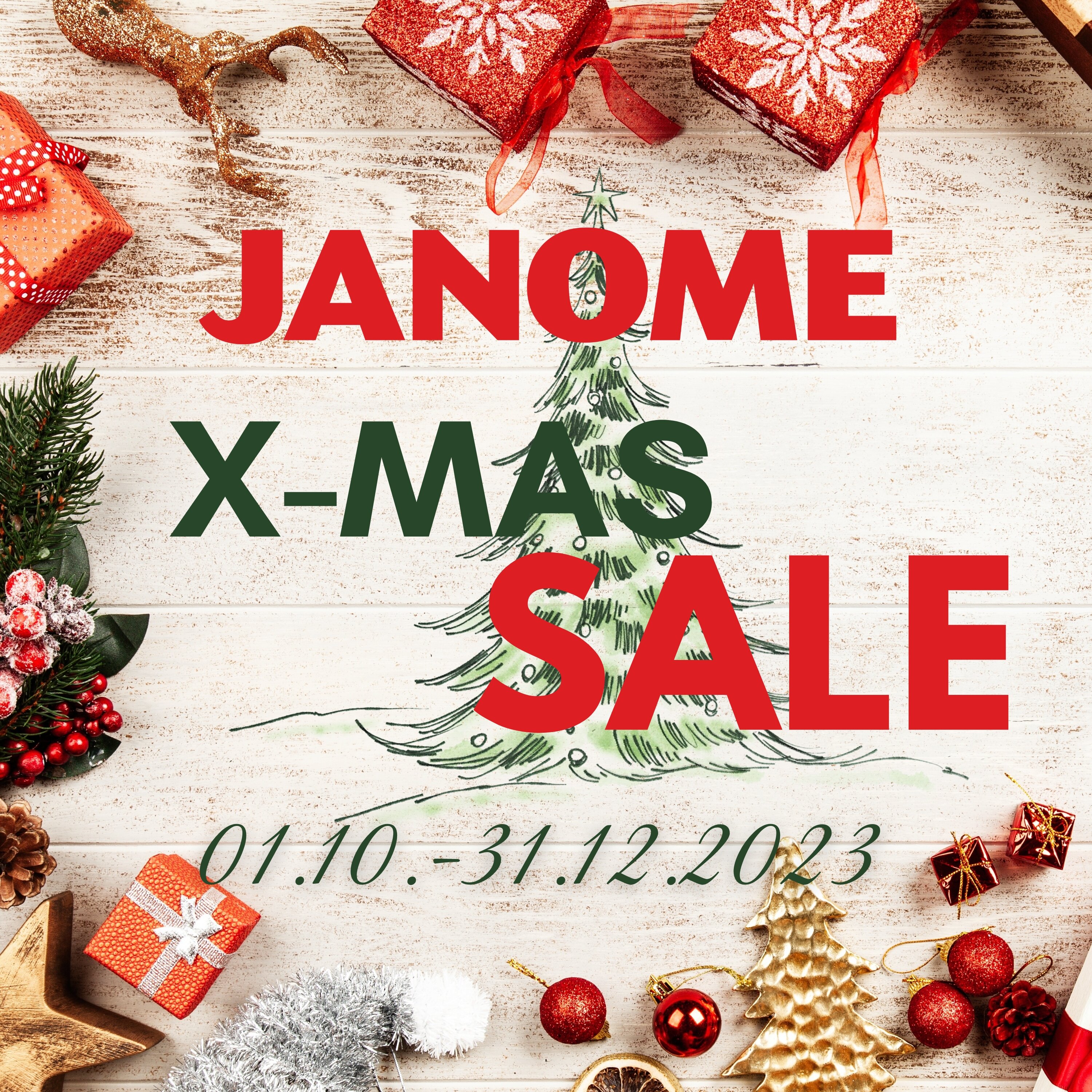 Janome X-mas Sale 2023 - Artikel - Hobbyschneiderin 24