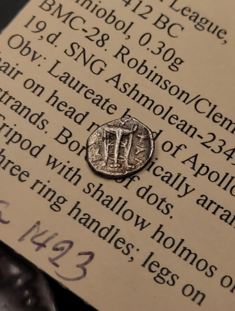 Olynthian Hemiobol - Greek Coins - Numis Forums