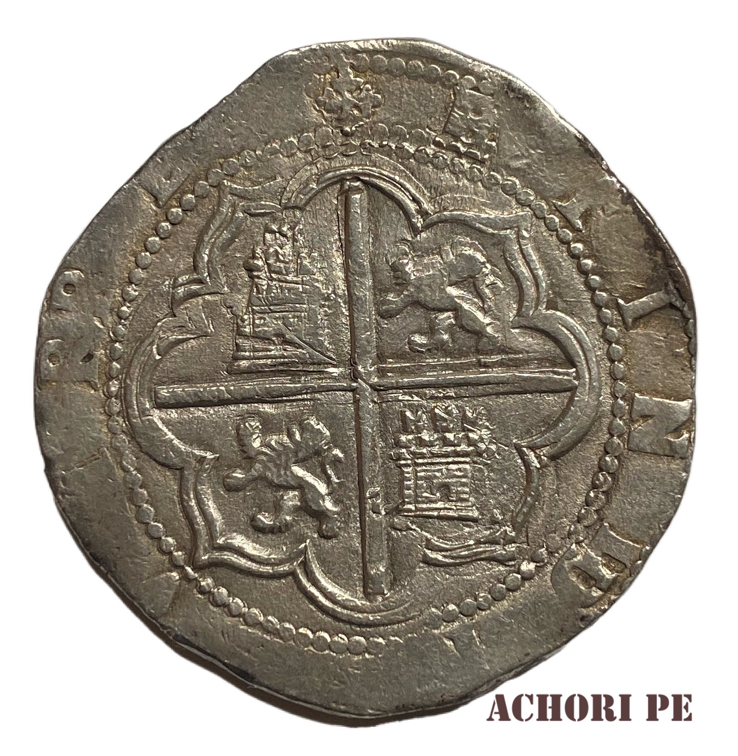 An attractive 8 reales cob of Diego De La Torre, Lima mint - Modern ...