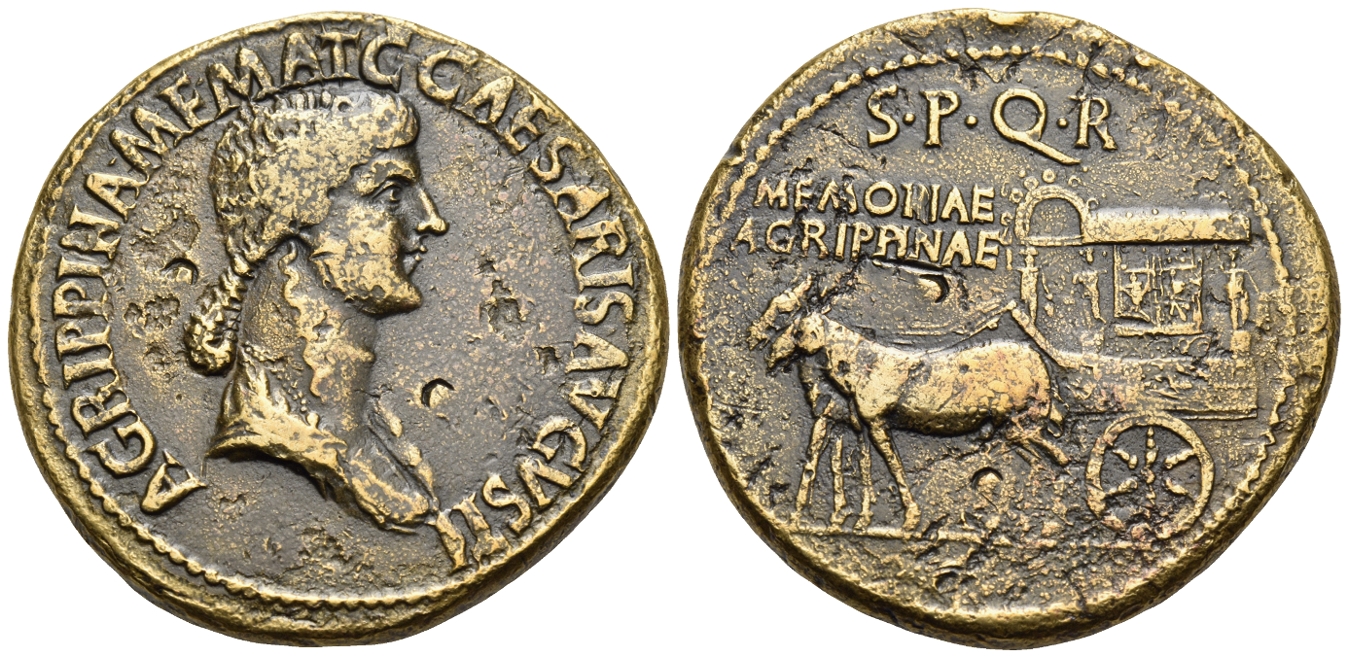 A Sestertius of Agrippina Junior - Roman Imperial Coins - Numis Forums