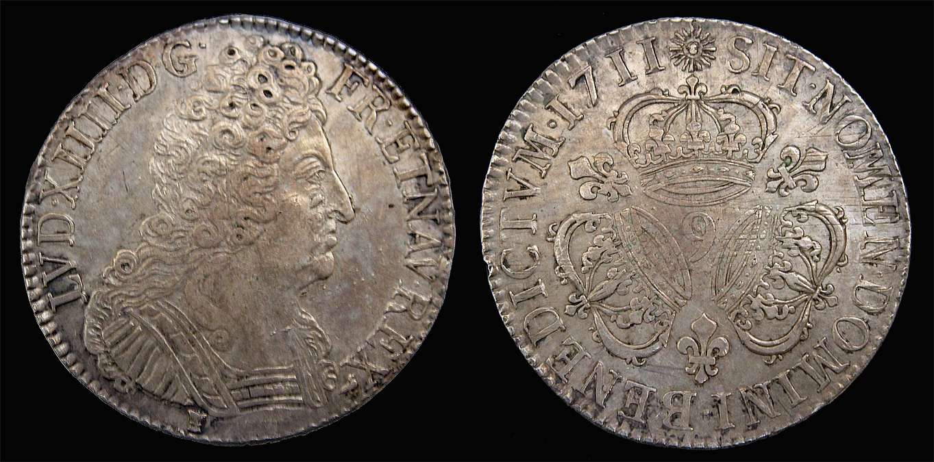 An écu of Louis XIV, 1711, Rennes - Modern World Coins - Numis Forums