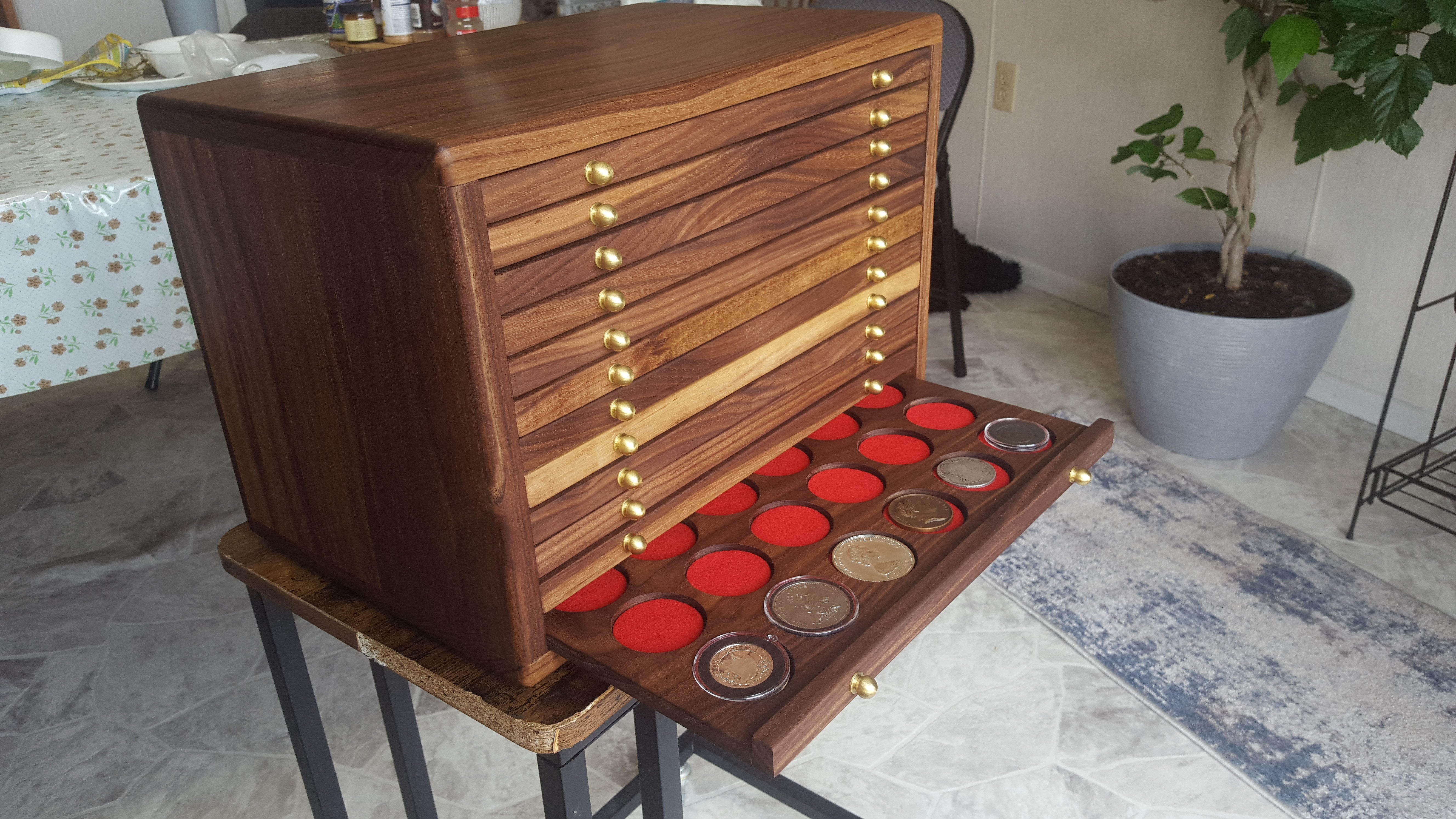 Project complete! Coin cabinet! - General - Numis Forums
