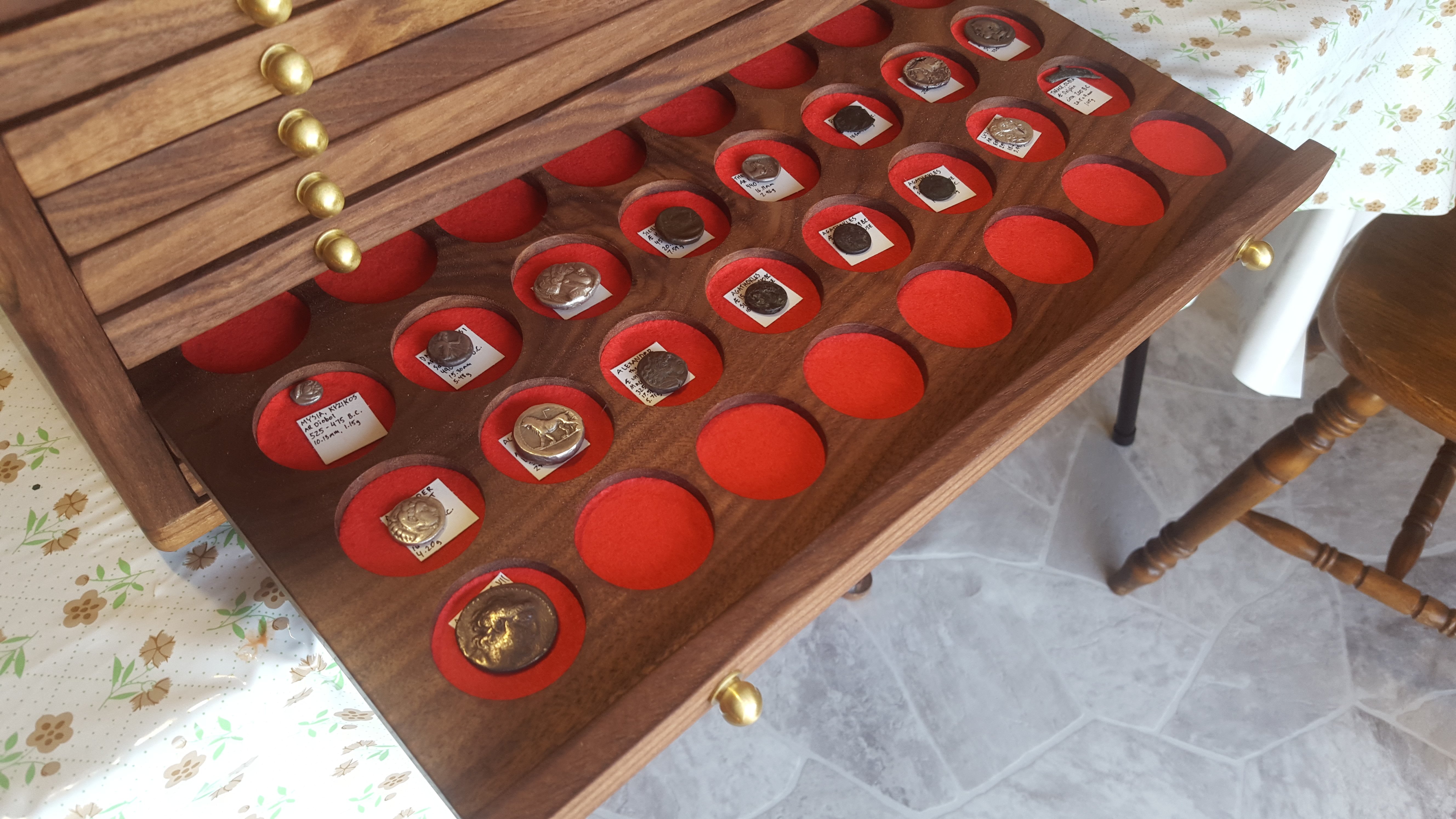 Project complete! Coin cabinet! - General - Numis Forums