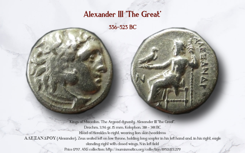 Finally got myself a full-sized Alexander the Great portrait coin ...