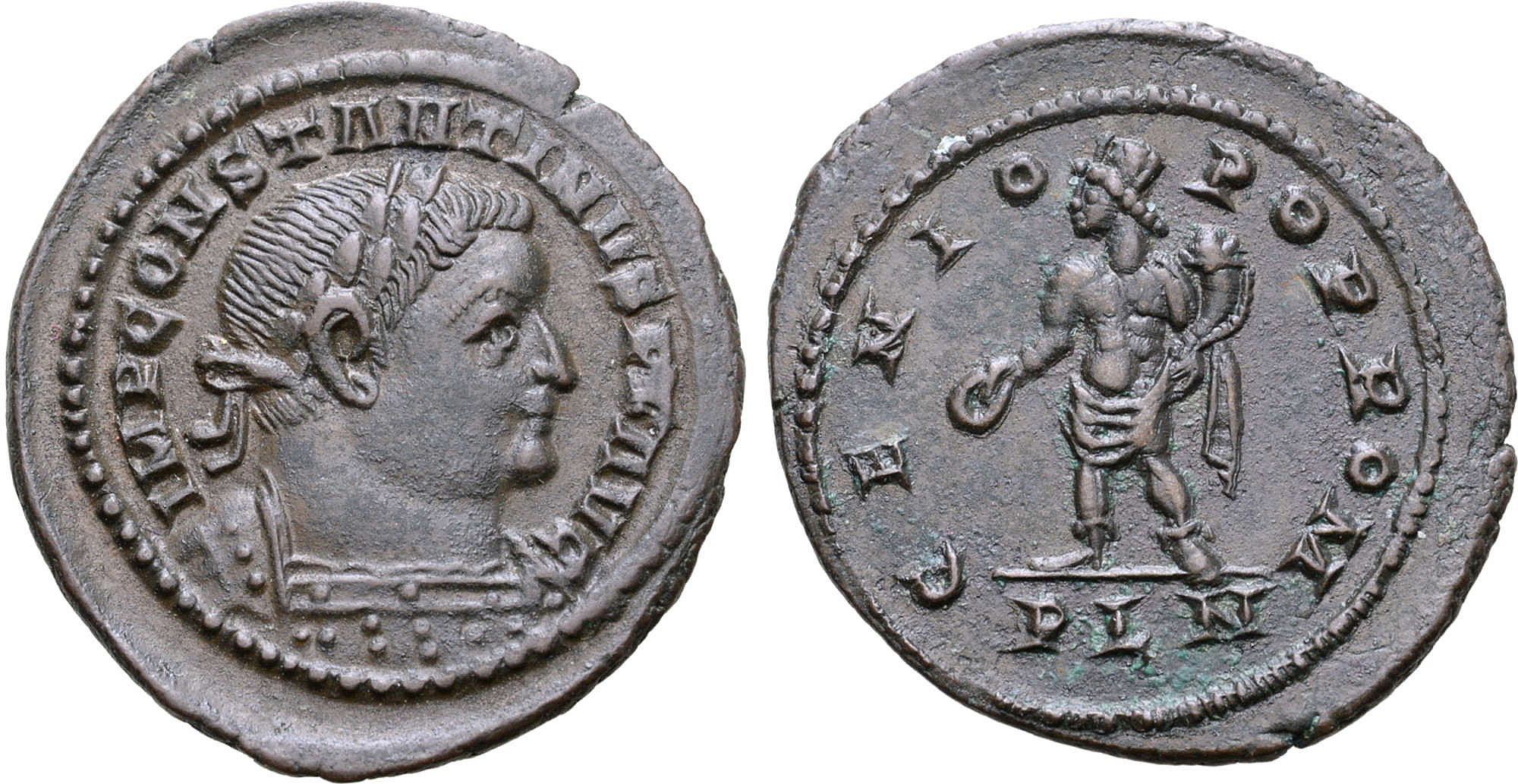 VIRTVS CONSTANTINI CAES (Leu win) - Roman Imperial Coins - Numis Forums