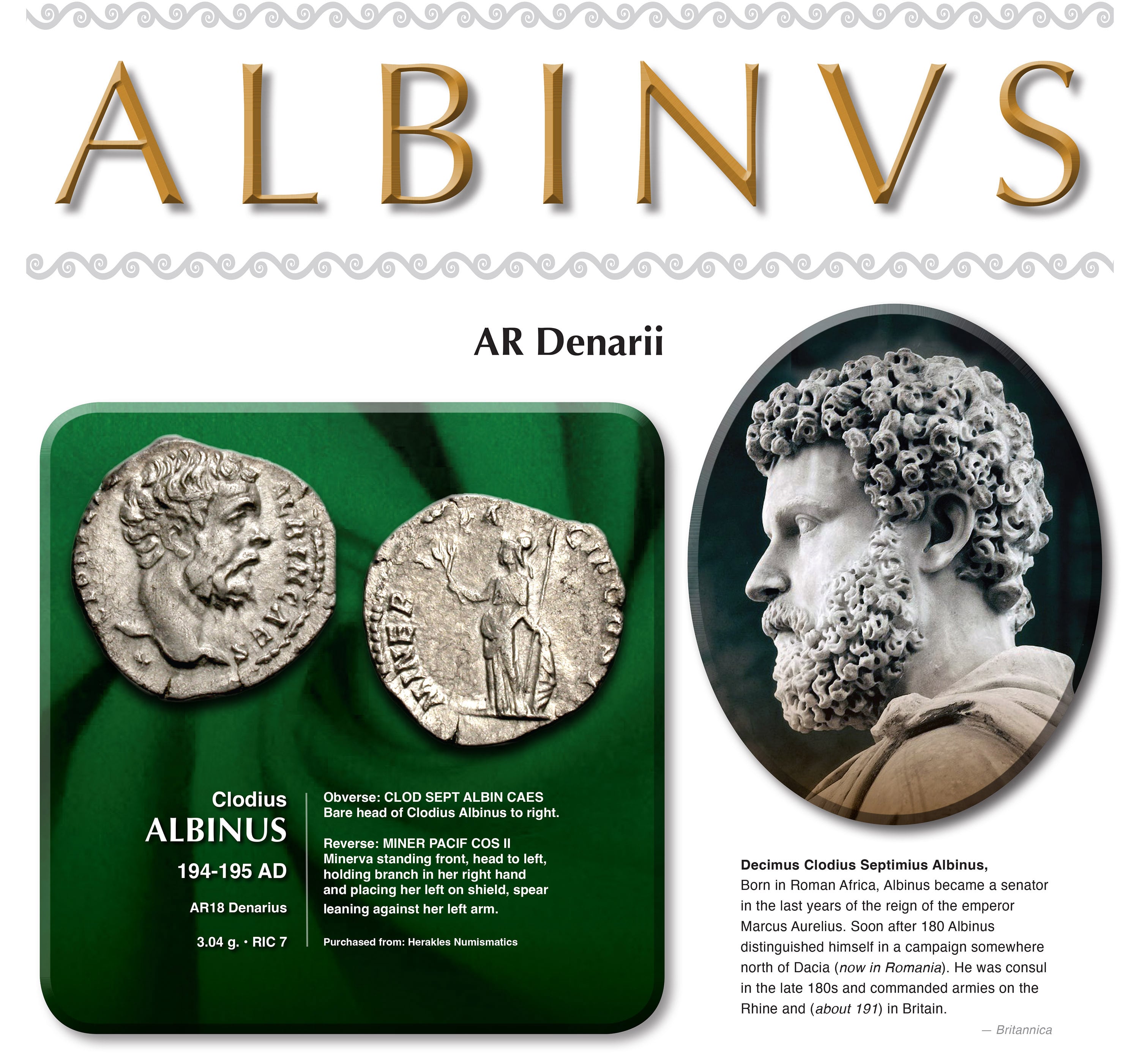 Albinus Denarius and Heroic Women in Helmets - Roman Imperial Coins ...