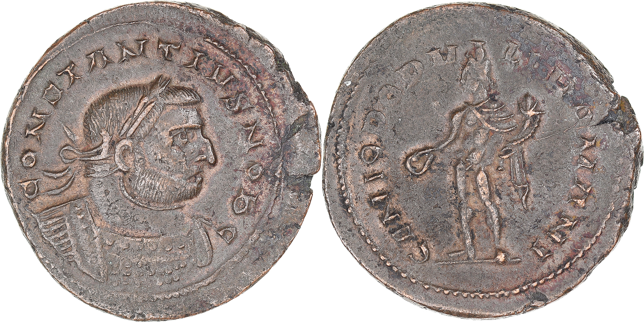a wild Constantius I portrait - Roman Imperial Coins - Numis Forums