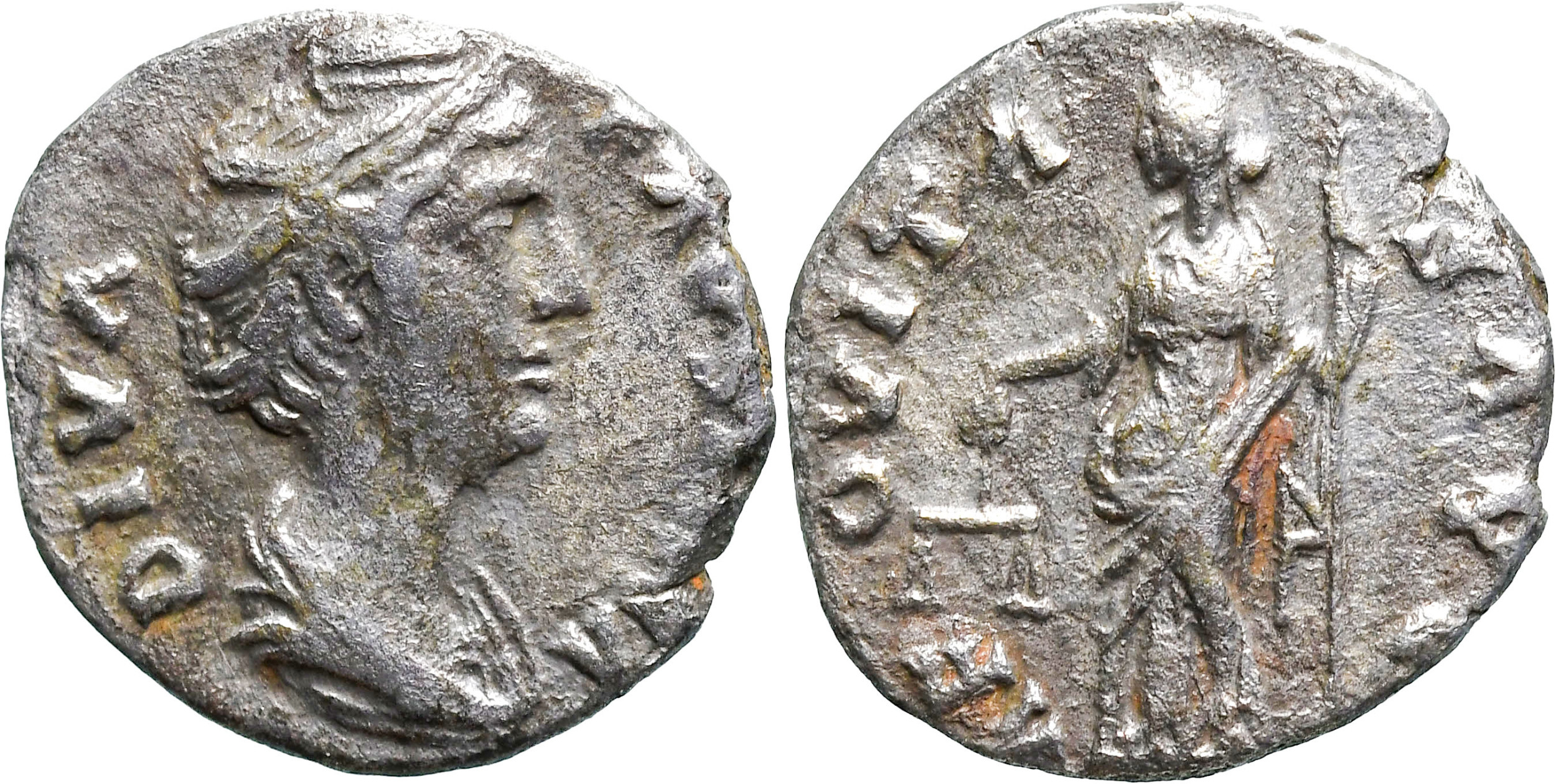 Faustina Friday – Bizarre AEQVITAS AVG Denarius of Faustina the Elder ...