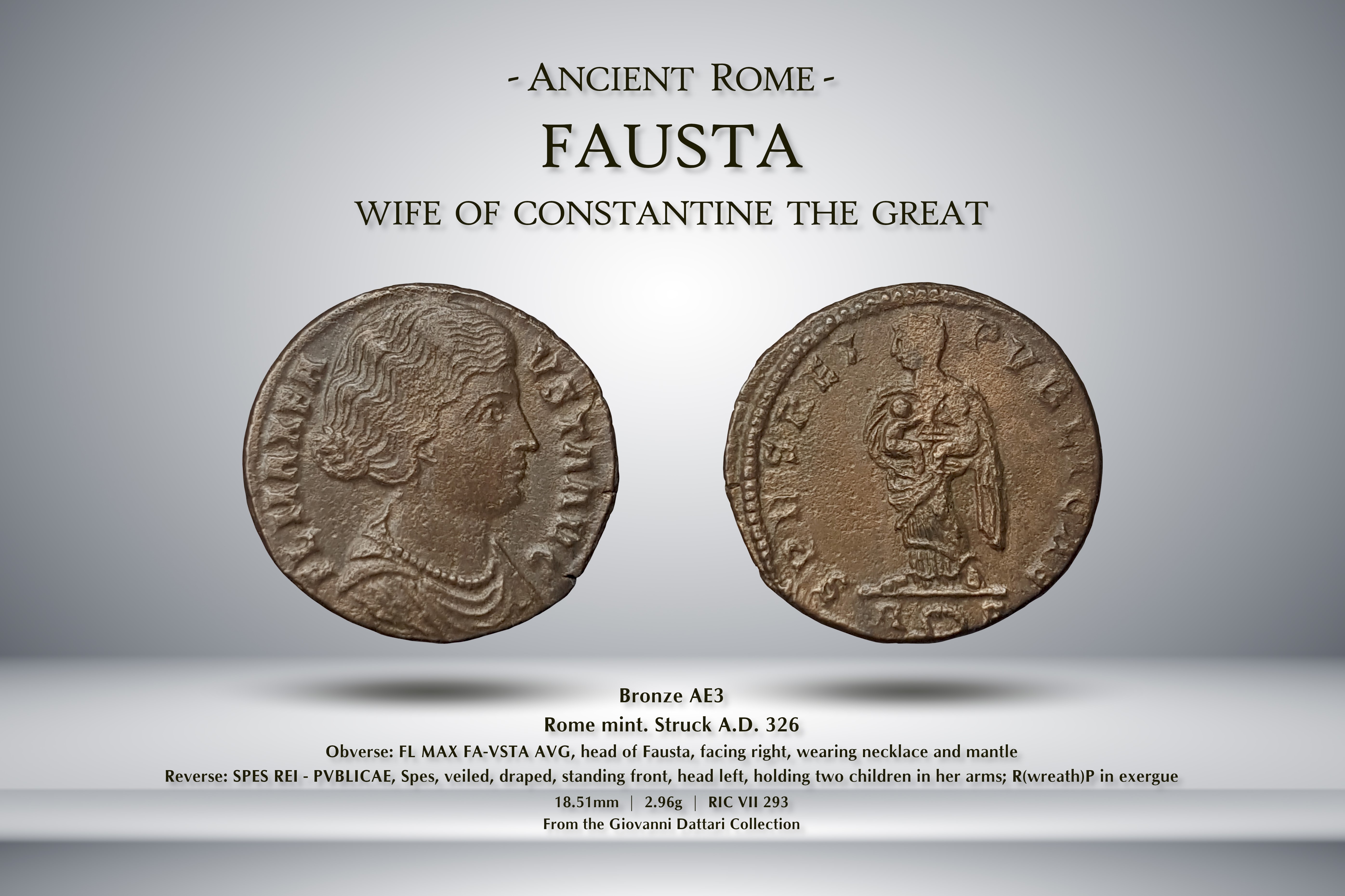 Fausta Bronze AE3 - Roman Imperial Coins - Numis Forums