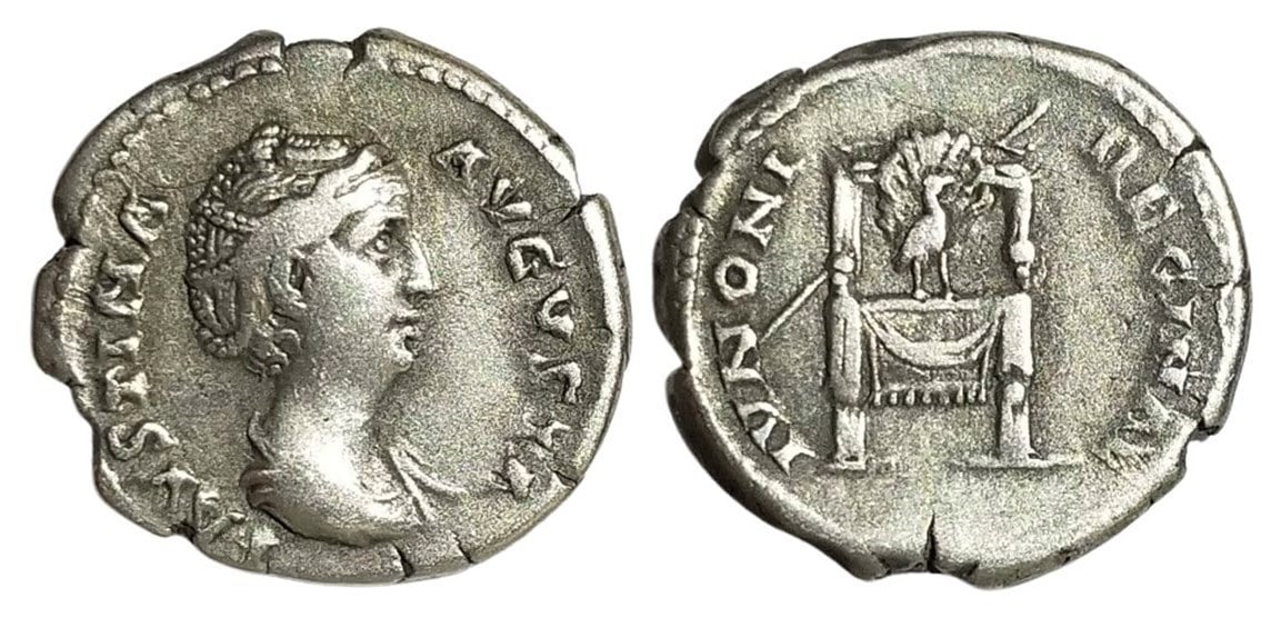Faustina Friday – The Lifetime Denarii of Faustina the Elder with the ...