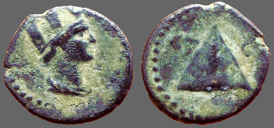 Egyptian Coins With Pyramids