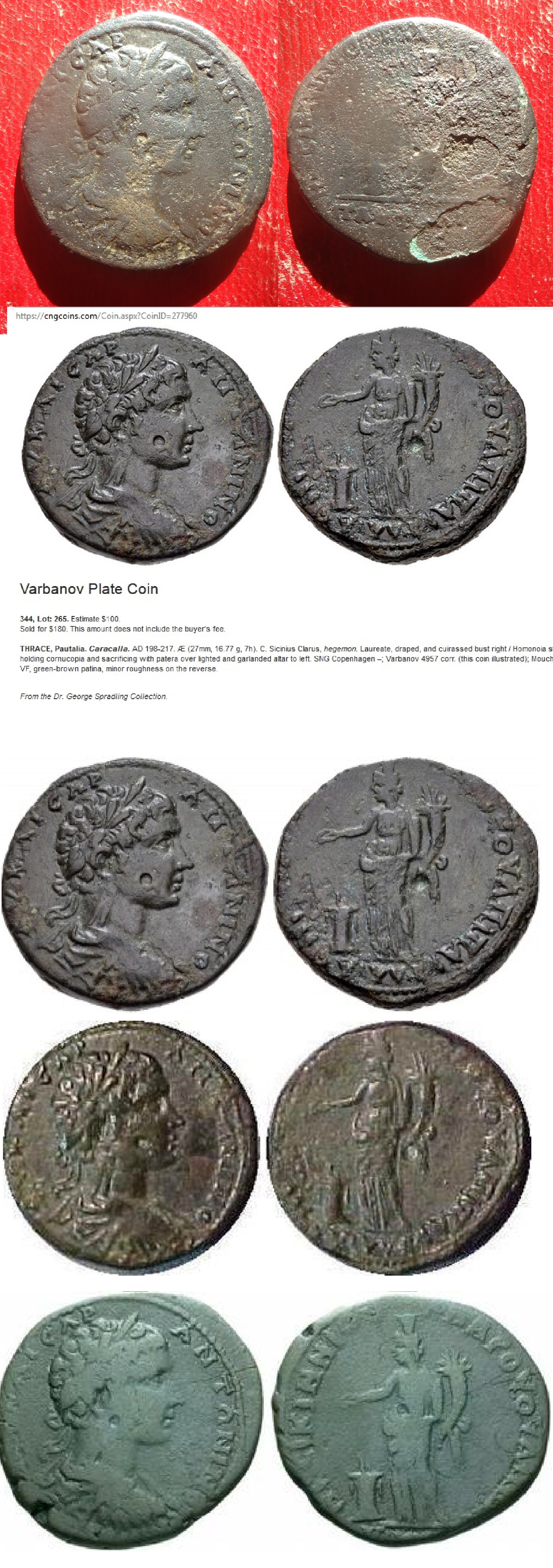 Caracalla Æ from Pautalia by Sicinnius Clarus - Hera standing maybe ...