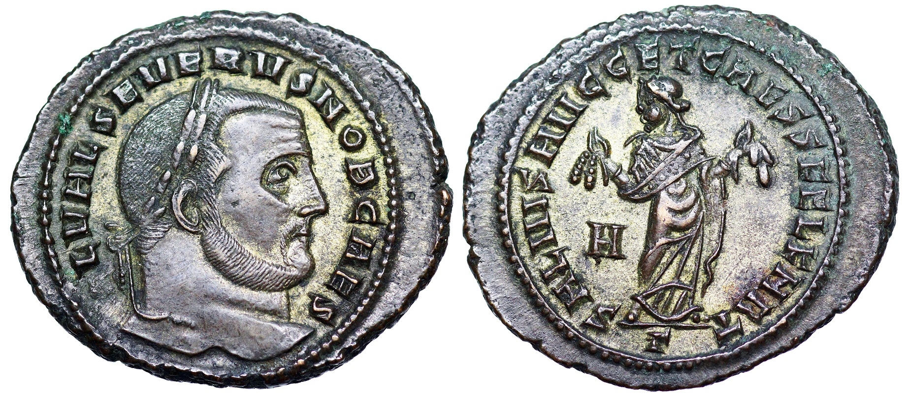 A coin celebrating the building of Carthage on Rome's birthday/ A ...