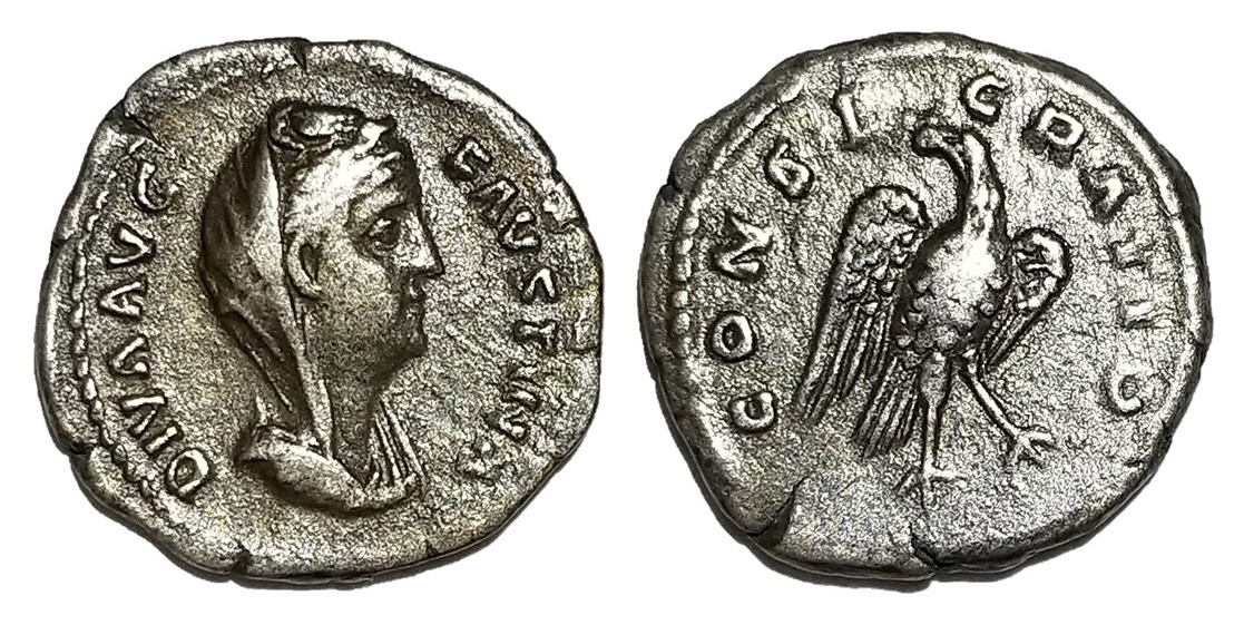 Faustina Friday – The CONSECRATIO and Eagle Issue of Faustina the Elder ...