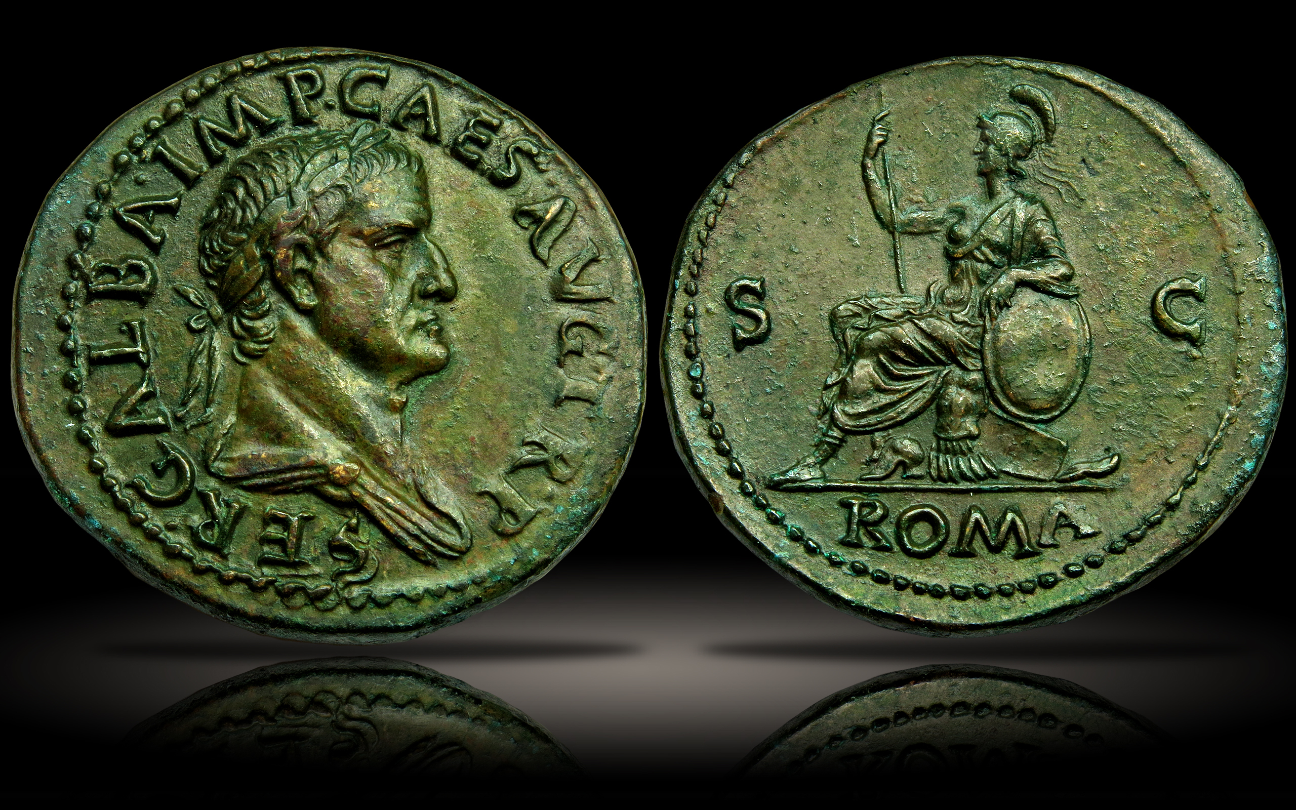 Galba's Dramatic Portraiture (and a recently found lengthy pedigree ...