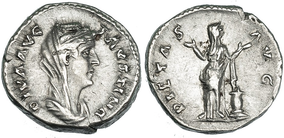 Faustina Friday – The Pietas Standing Next to Altar, Raising Both Hands ...