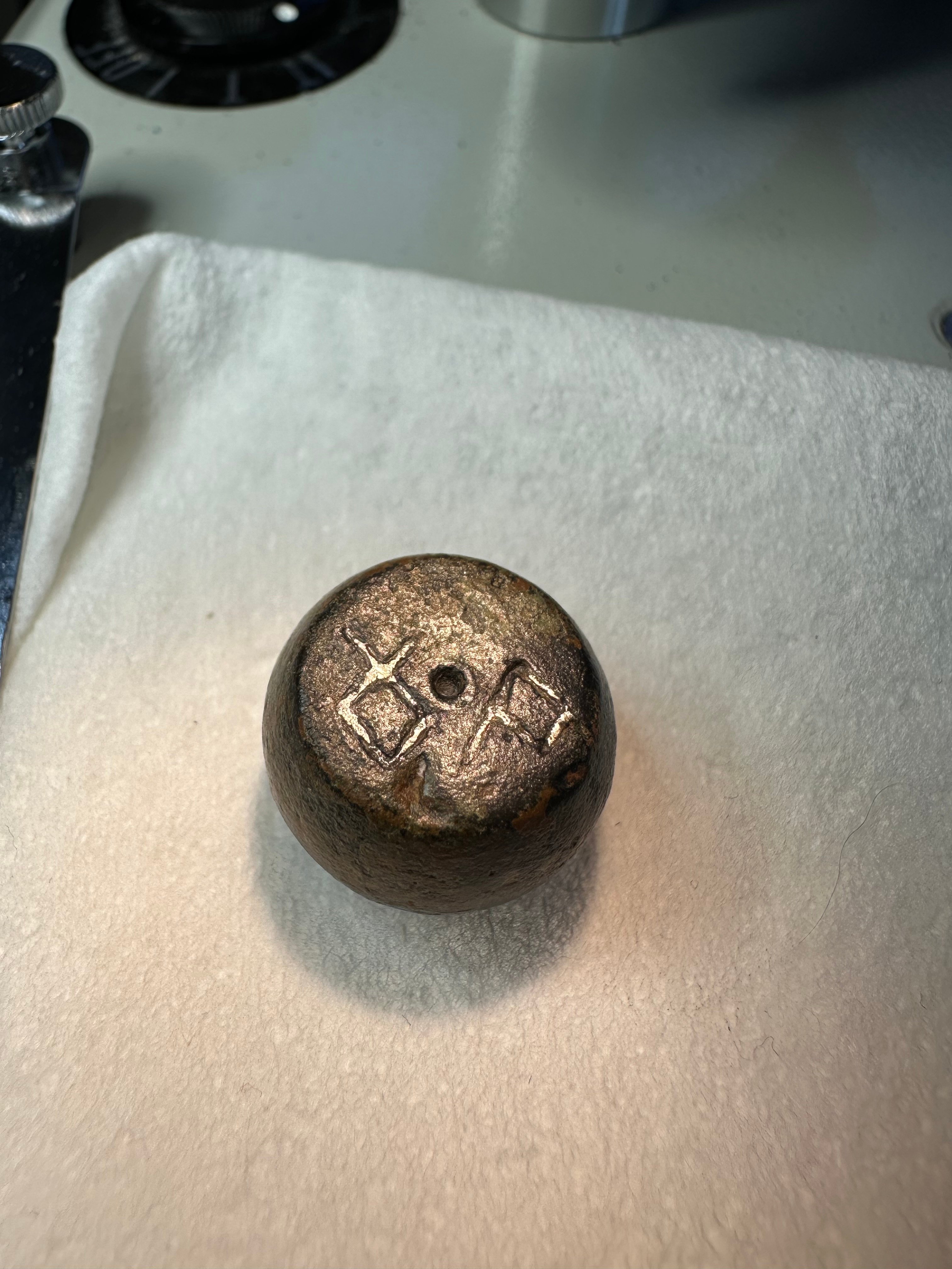 A Viking trade weight with gilded inset - Antiquities & Artifacts ...