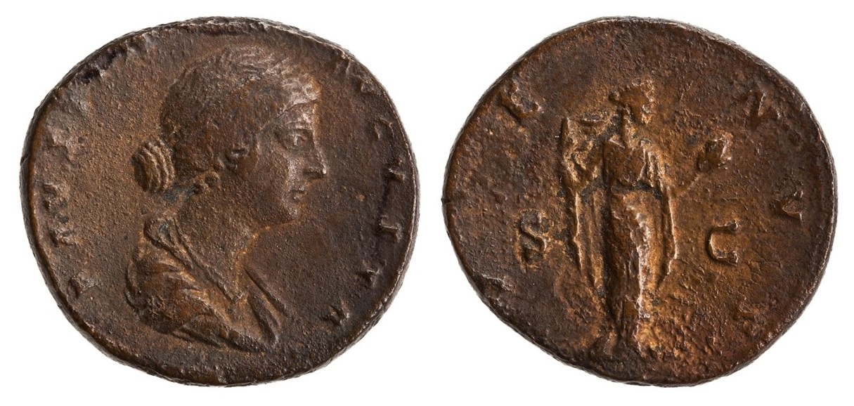 Faustina Friday – Medium Bronzes Depicting Venus Adjusting Drapery and ...